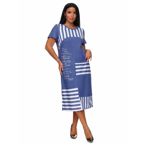 Платье Toontex, размер 60, синий