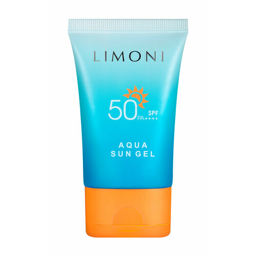 LIMONI Солнцезащитный крем-гель для лица Aqua Sun Gel SPF 50, 50 мл