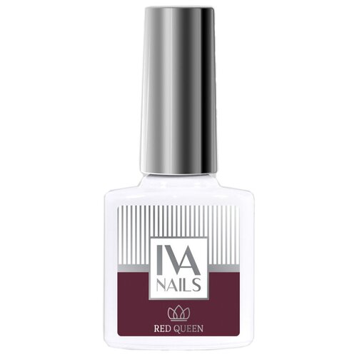 IVA Nails гель-лак для ногтей Red Queen, 8 мл, 12