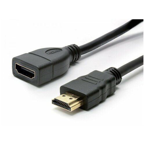 Кабель-удлинитель HDMI m-f 0.3 метра, провод папа-мама (0,3m HDMI)