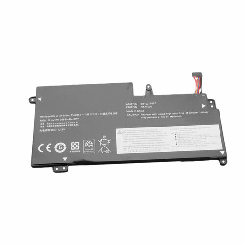 Аккумулятор OEM (совместимый с 01AV400, 01AV401) для ноутбука Lenovo Thinkpad 13 11.4V 3685mAh черный