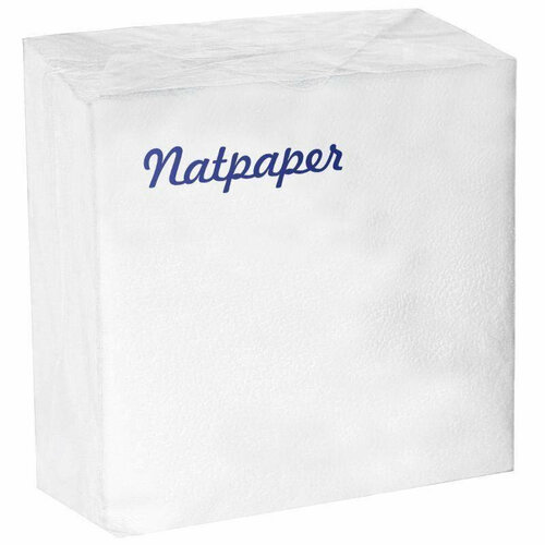 Комплект 50 упаковок, Салфетки бумажные Natpaper 100 % целлюлоза 100л/уп