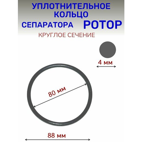 Уплотнительное кольцо круглое , прокладка для сепаратора Ротор
