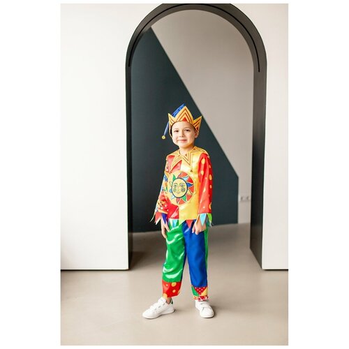 Детский карнавальный костюм Петрушка (16455) 134 см