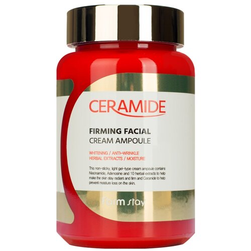 Farmstay Ceramide Firming Facial Cream Ampoule Укрепляющий ампульный крем для лица, 250 мл