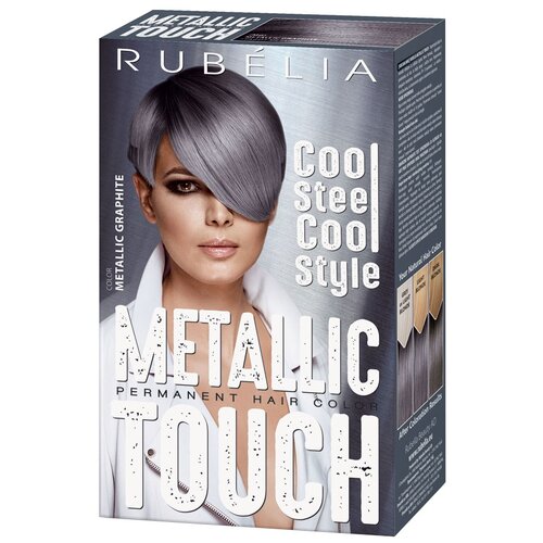 Rubella Metallic Touch краска для волос, metallic graphite, 100 мл