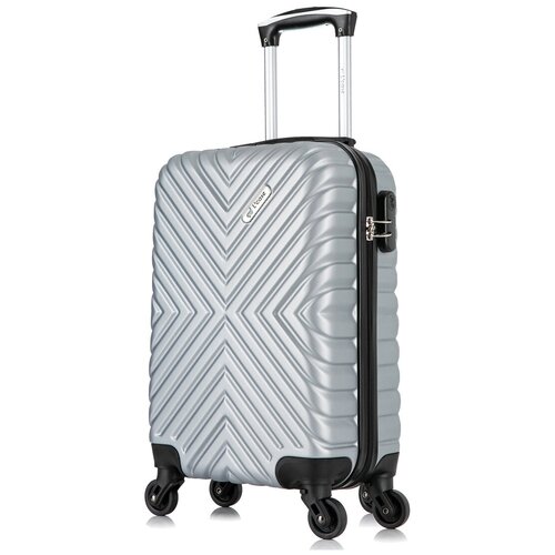 Умный чемодан L'case New Delhi New Delhi, 30 л, размер S, серый