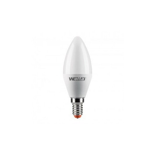 Светодиодная LED лампа Wolta лампа свеча C37 E14 7,5W(625Lm) 3000K 2K 100X37 25YC7.5E14 (упаковка 10 штук)