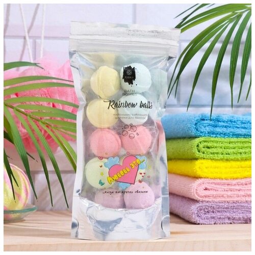Бомбочки для ванны Rainbow balls, 150 г