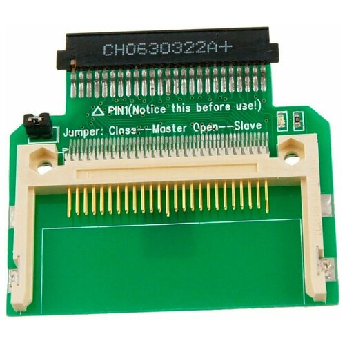 Адаптер GSMIN DP5 1.8 inch IDE 50-Pin на CF (F) переходник, преобразователь (Зеленый)