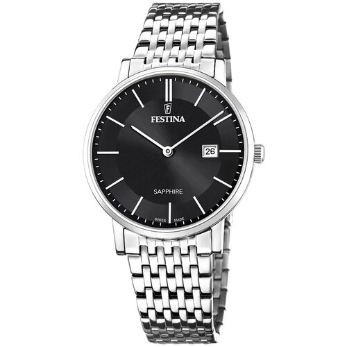 Наручные часы FESTINA Classics, серебряный, синий