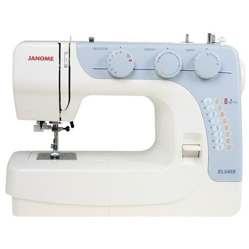 Швейная машина Janome EL545S, бело-голубой
