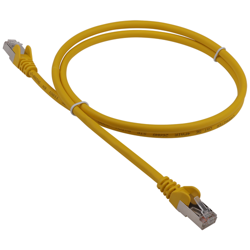 Патч-корд Lanmaster LAN-PC45 RJ-45 (m) - RJ-45 (m) CAT5e F/UTP, 1.5 м, 1 шт., желтый