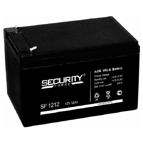 Аккумулятор 12В 12А. ч Security Force SF 1212