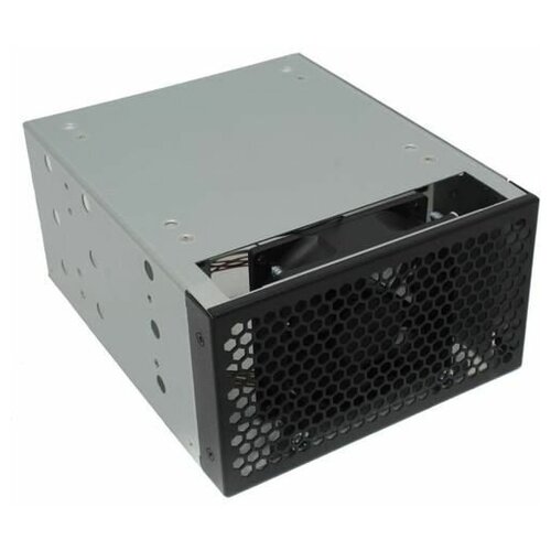 Переходник Procase 5T3-2T3-V3-FAN 2*5.25" в 3*3.5" с антивибрационным креплением, вентилятор PWM 4pi