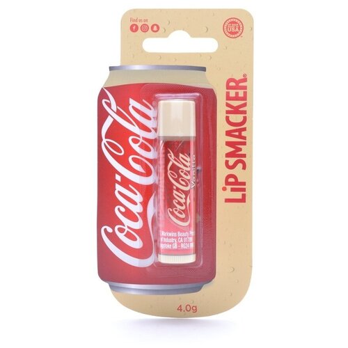 Lip Smacker Бальзам для губ с ароматом Coca-Cola vanilla, прозрачный