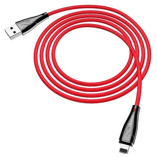 Hoco U75 Blaze USB - Lightning, 1.2 м, 1 шт., красный