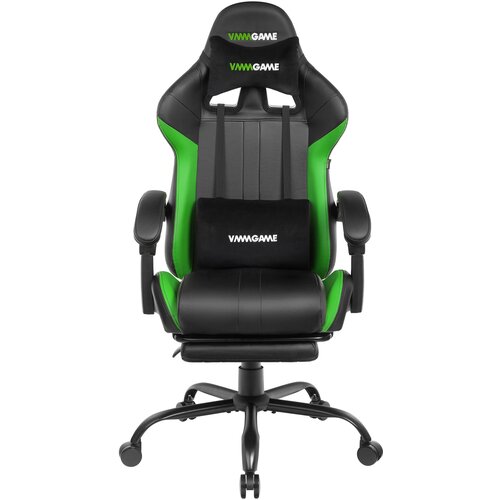 Компьютерное кресло VMMGAME THRONE игровое, обивка: искусственная кожа, цвет: кислотно-зеленый
