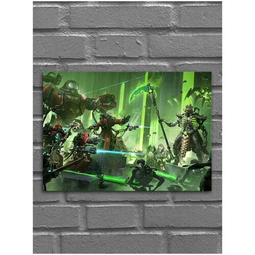 Постер Вархаммер 40000 Warhammer: Некроны, на А5