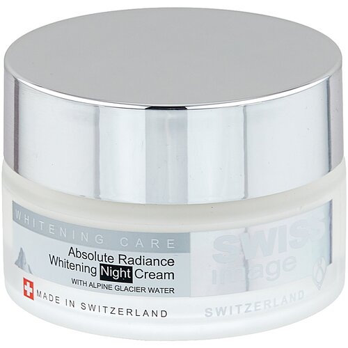 Swiss Image Осветляющий Уход Осветляющий ночной крем для лица, выравнивающий тон кожи, 50 мл