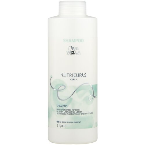 Wella Professionals шампунь Nutricurls Curls мицеллярный, 1000 мл