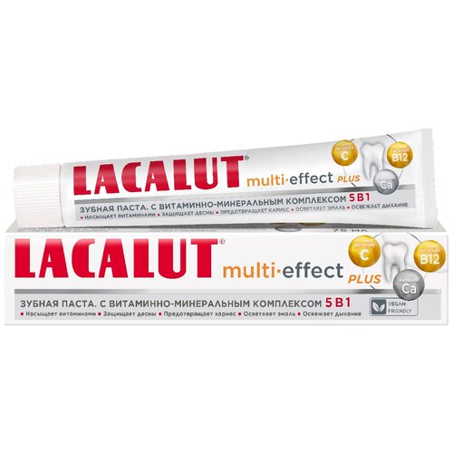Зубная паста LACALUT Multi-effect plus, 75 мл, 110 г
