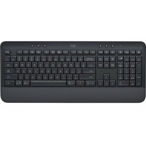 Беспроводная клавиатура Logitech K650 Signature черный, английская (ANSI), 1 шт.