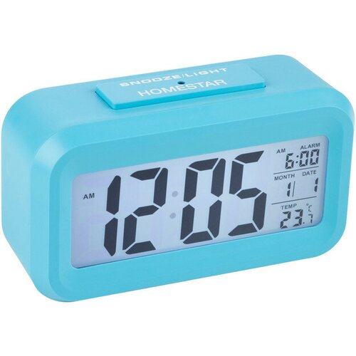 Часы электронные HOMESTAR HS-0110 LED с будильником синий