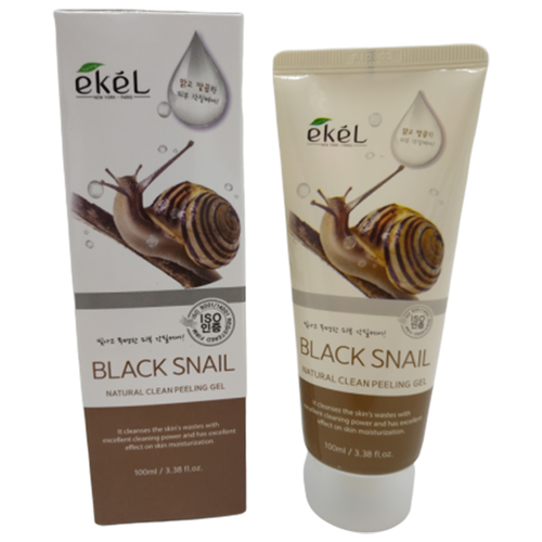 Ekel Пилинг для лица с экстрактом улиточного муцина Peeling Gel Black Snail 100 мл.
