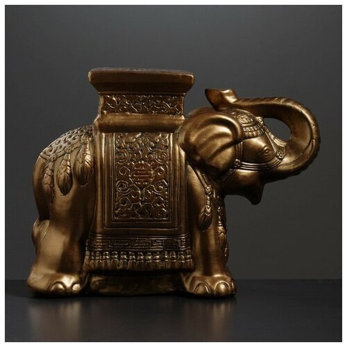 Фигура - подставка "Слон" бронза, 21х54х43см 1718043