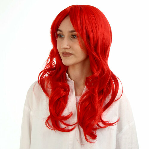 Карнавальный парик «Аниме» огненно-рыжий