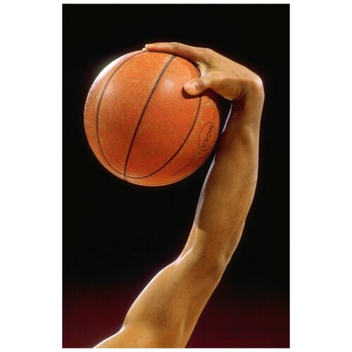 Постер на холсте Игра в Баскетбол №6 30см. x 45см.