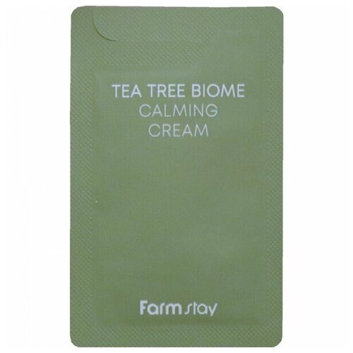 Farm Stay Женский Tea Tree Biome Calming Cream Крем успокаивающий с экстрактом чайного дерева 1мл