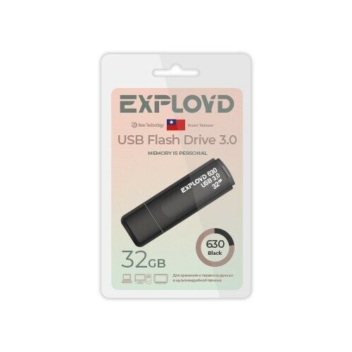 USB Flash Drive 32Gb - Exployd 610 EX-32GB-610-Black