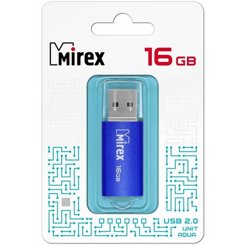 Флешка USB Flash Drive MIREX UNIT AQUA 16GB