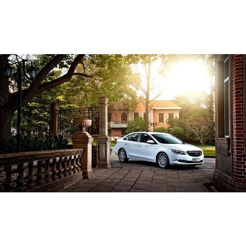 Картина на холсте 60x110 LinxOne "2015 Buick бьюик Excelle GT" интерьерная для дома / на стену / на кухню / с подрамником