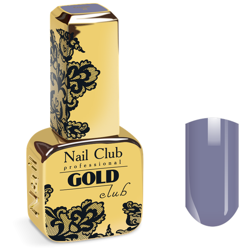 Nail Club professional Эмалевый гель-лак для ногтей с липким слоем GOLD CLUB 28 Crocus, 13 мл.