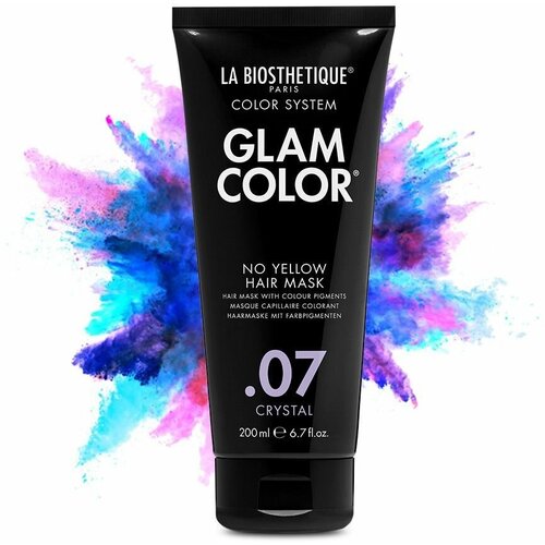 La Biosthetique Glam Color Тонирующая маска для волос No Yellow .07 Crystal, 200 мл, туба