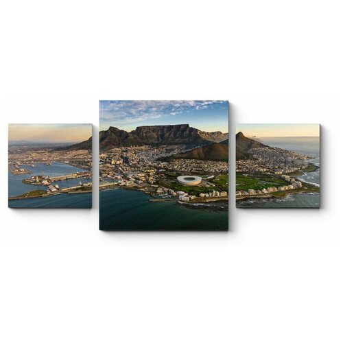 Модульная картина Потрясающая панорама Кейптауна 120x51