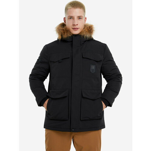 Парка Camel Men's jacket, размер 50, черный