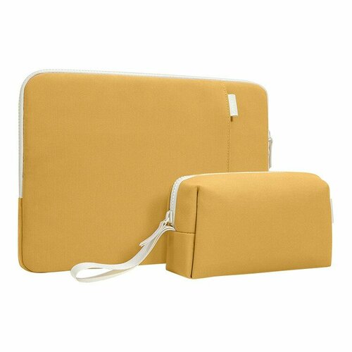 Tomtoc TheHer Jelly A23 чехол-папка набор 2-в-1 для Macbook Pro/Air 14-13", желтый