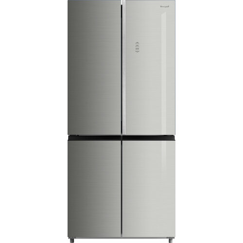 Отдельностоящий холодильник с инвертором Weissgauff WCD 590 NoFrost Inverter Premium Ecofresh Inox Glass