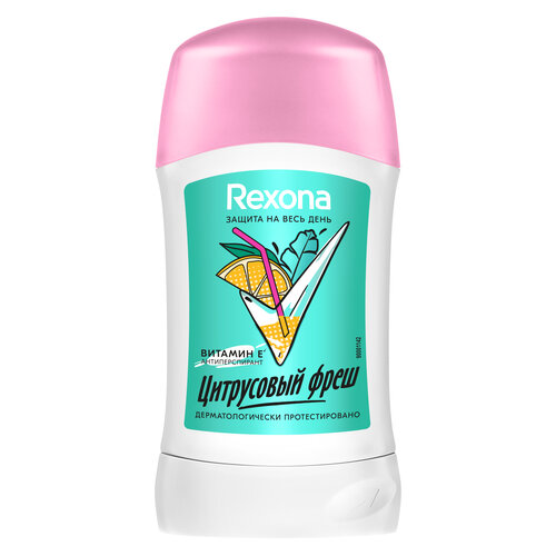 Rexona Антиперспирант-карандаш Цитрусовый фреш, twist-up, 40 мл, 1 шт.