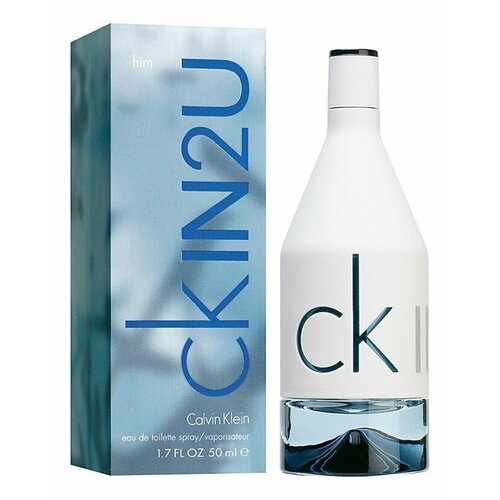 CALVIN KLEIN туалетная вода CK In2U for Him, 50 мл