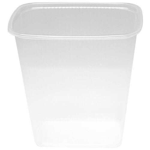OfficeClean контейнеры без крышки одноразовые пластиковые, 500 мл, 100 шт., прозрачный