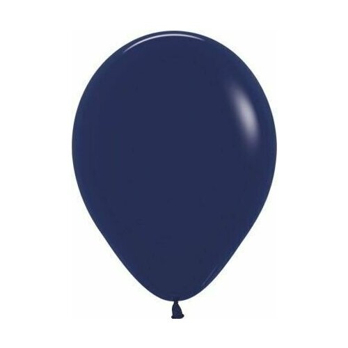 Шарики воздушные (12'/30 см) Темно-синий (044), пастель, 50 шт. набор шаров на праздник