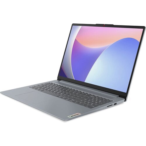 Ноутбук Lenovo IdeaPad Slim 3 15IRU8 Core i3 1305U 8Gb SSD256Gb Intel UHD Graphics 15.6" TN FHD (1920x1080)/ENGKBD noOS grey WiFi BT Cam (82X70066LK)