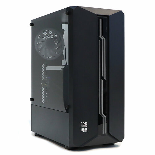 Корпус BaseTech eXtreme GFX-02 ATX, Midi-Tower, без БП черный (BT-GFX-02-RGB)