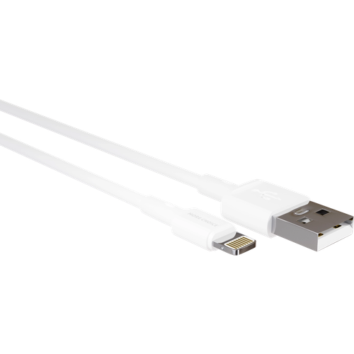 Дата-кабель USB 2.0A для Lightning 8-pin More choice K14i TPE 1м White
