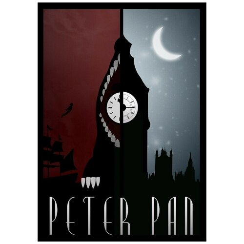 Плакат, постер на холсте Peter Pan/Питер Пен/. Размер 42 х 60 см